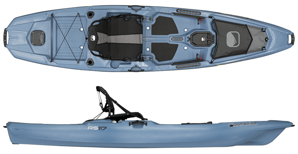 Bonafide RS 117 Kayak - Steel – MusicCityOutdoors